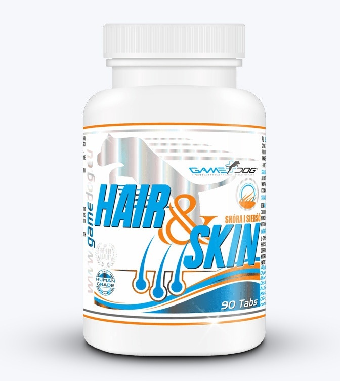 Game Dog Hair&Skin – suplement na skórę i sierść dla psa – 90 tabletek ...